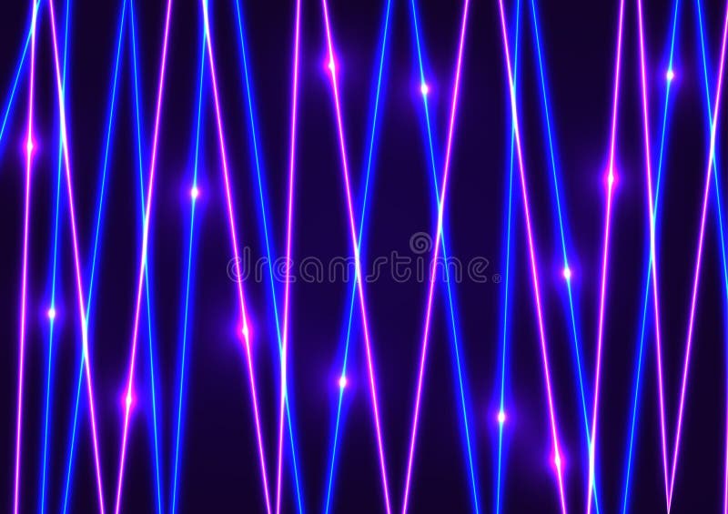 Technology Purple Electric Violet Wave Curve Background Stock Vector ...
