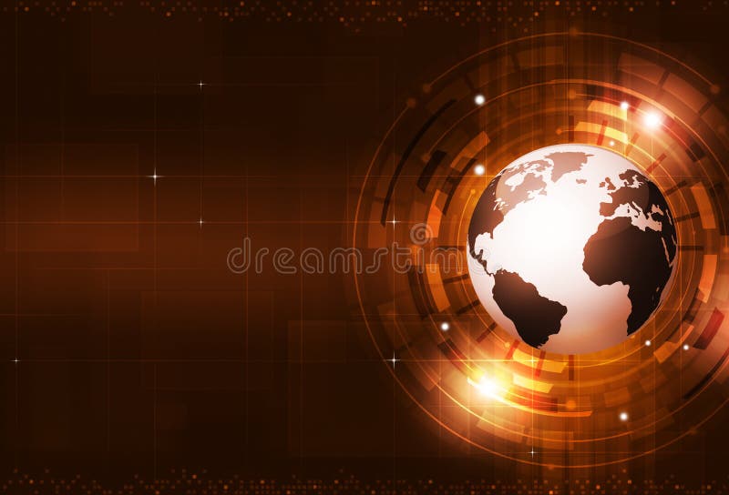 Information Technology red stock illustration. Illustration of explode ...