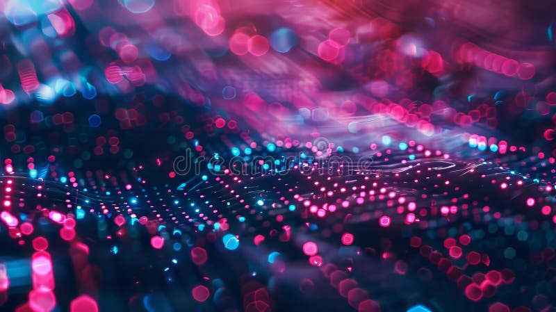 Abstract Digital Texture Resembling AI-enhanced Augmented Reality ...