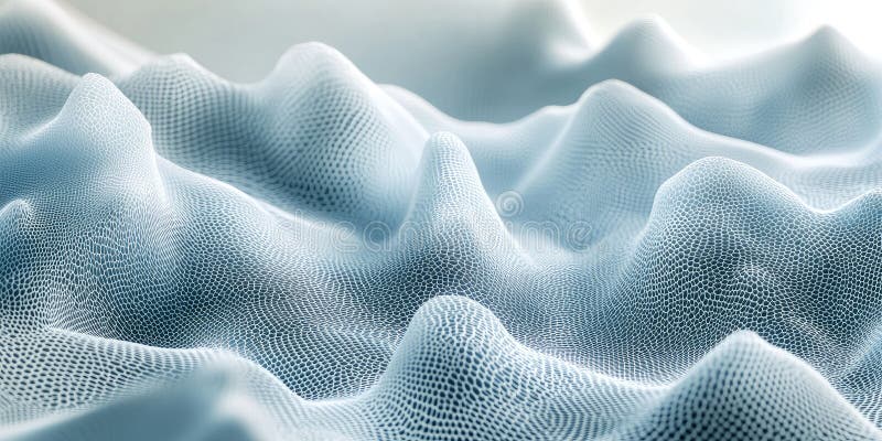 Abstract Digital Topography: a Network of Interconnected Nodes Stock ...