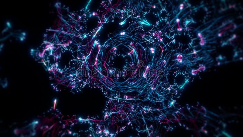 Abstract Representation of Neural Network of the Brain, White Female ... Abstract Representation of Neural Network of the Brain, White Female ...