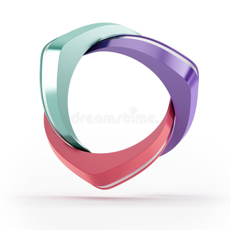 Abstract Screen in Room Showing Global Community Stock Illustration ...