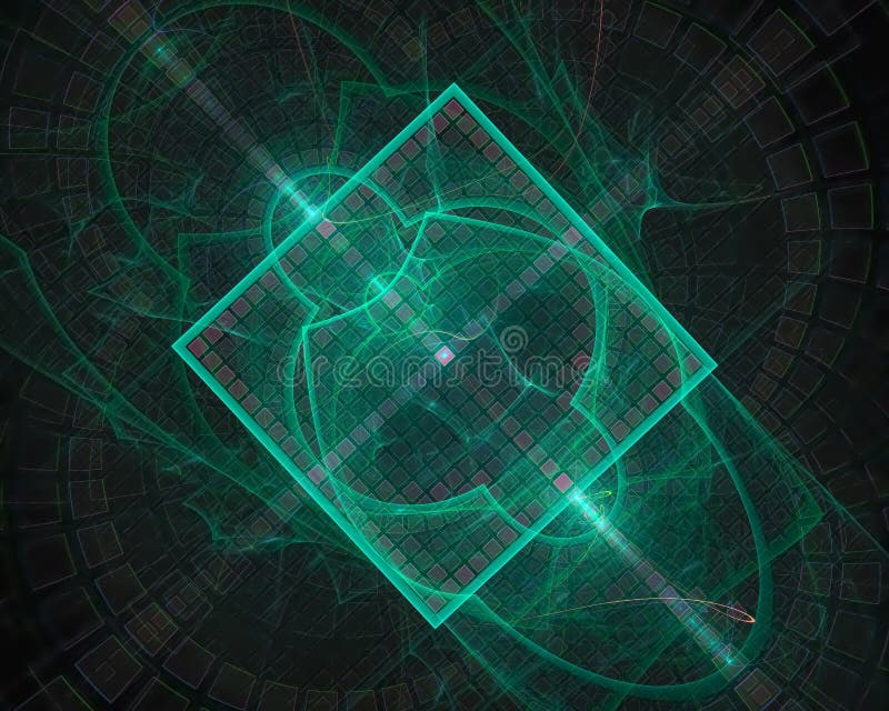 Abstract Digital Vibrant Fractal, Mot Texture Card Science Element ...