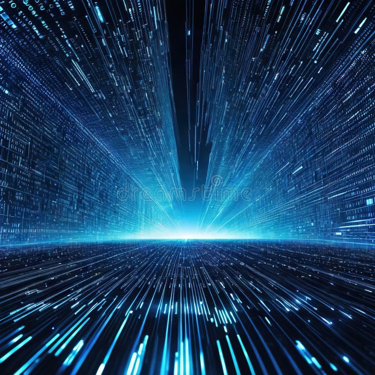 Abstract Digital Virtual Scanning City for Hackers Attack Software ...