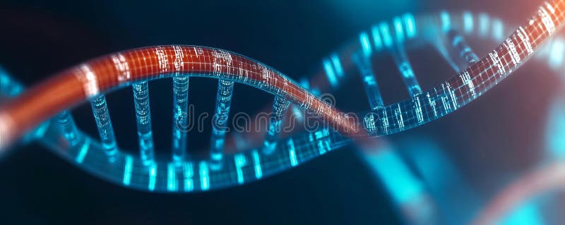 Abstract Digital Visualization of a DNA Helix with Interactive ...