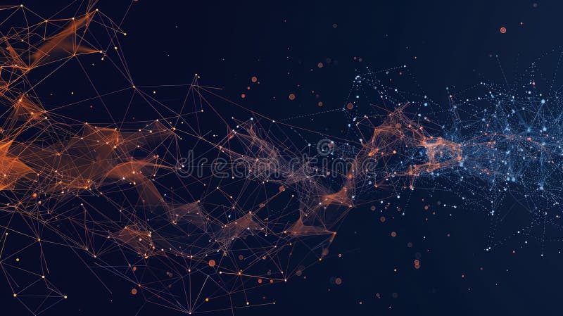 Dynamic Digital Particle Stream Background with Cosmic Energy Flow and ...