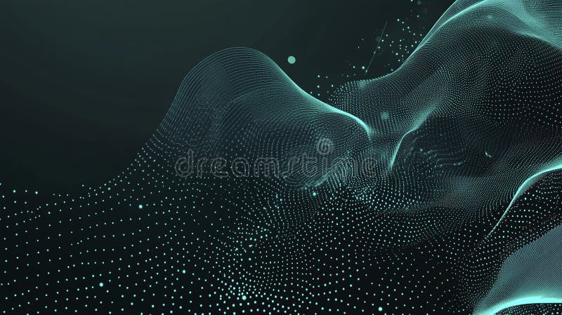 Abstract Digital Visualization with Flowing Lines and Particles ...