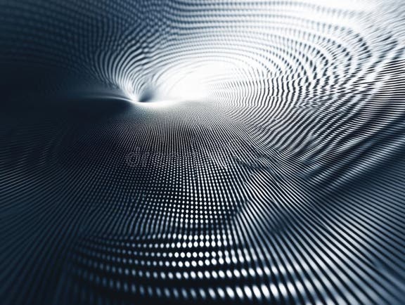 Abstract Digital Vortex, a Journey into the Digital Realm Stock Image ...