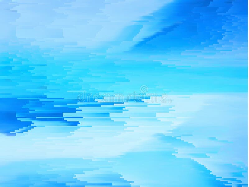 Abstract Digital Wallpaper, Blue Color Background Stock Illustration ...