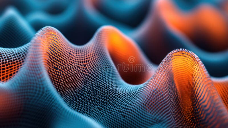 Abstract Digital Wave, Glowing, Texture, Background, Design Stock ...
