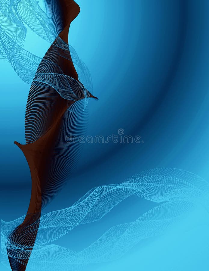 Abstract Digital Waves stock illustration. Illustration of splash ...