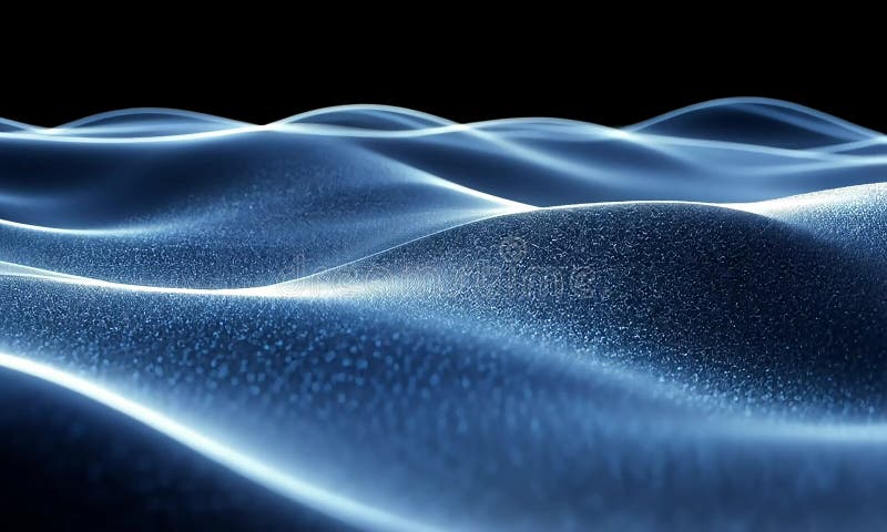 Abstract digital waves stock footage. Video of information - 372286988