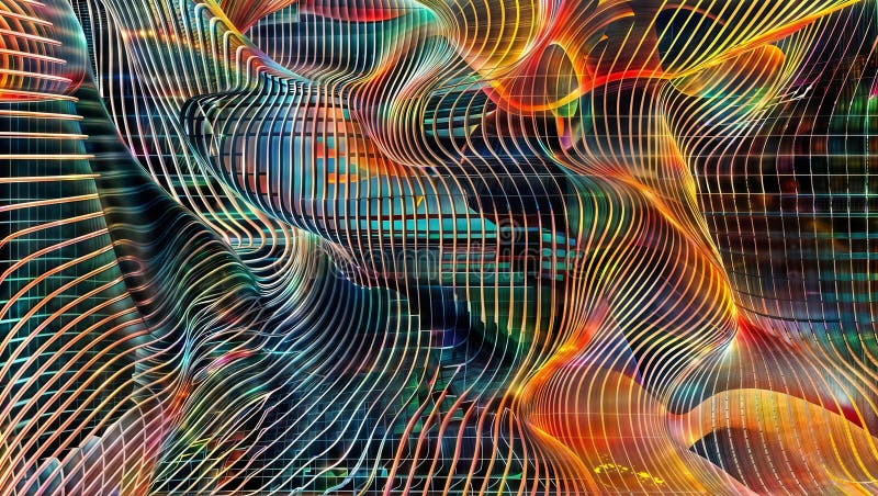 Cosmic Complexity: Abstract Universe in Motion, Generative Ai Stock ...