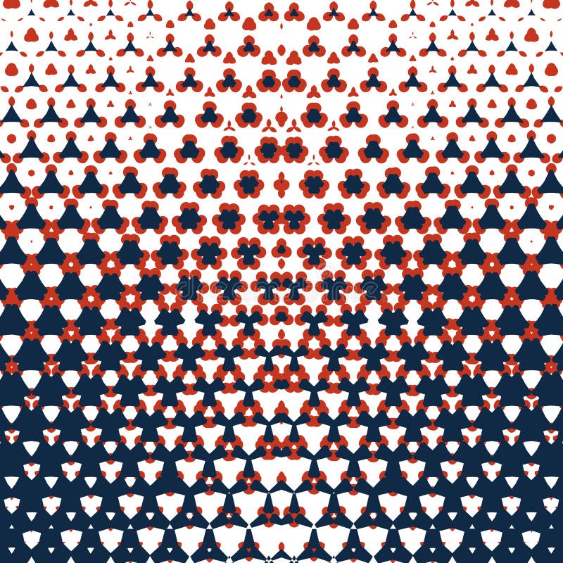 Abstract Diminishing Geometric Shapes Pattern Stock Vector ...