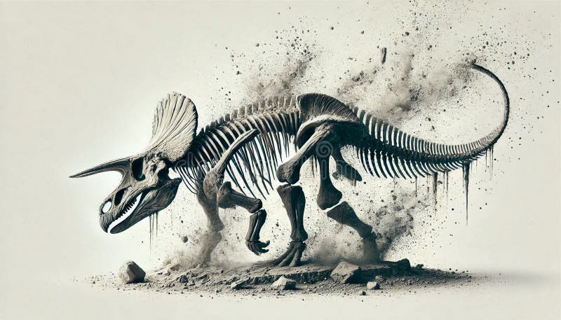 "Abstract Dinosaur Skeleton: a Visual Interpretation of Antiquity ...