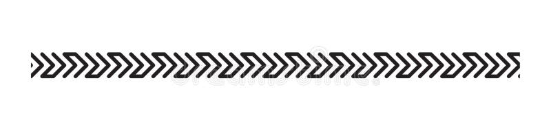Abstract Direction Pattern Border Design. Vector Illustration ...