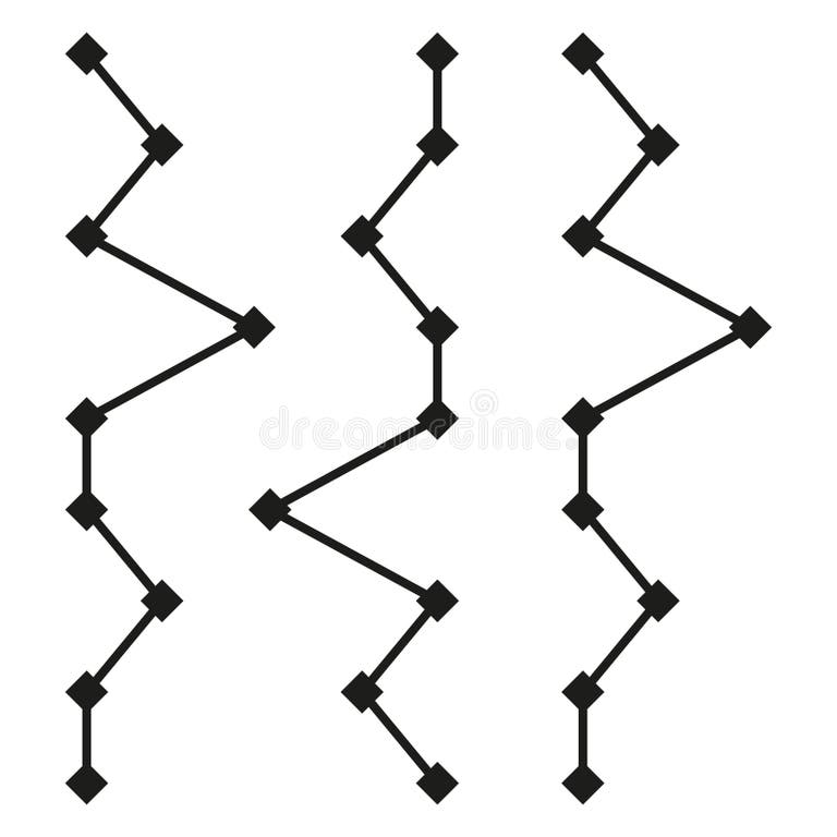 Abstract Directional Arrows. Geometric Flow Diagram. Structured ...