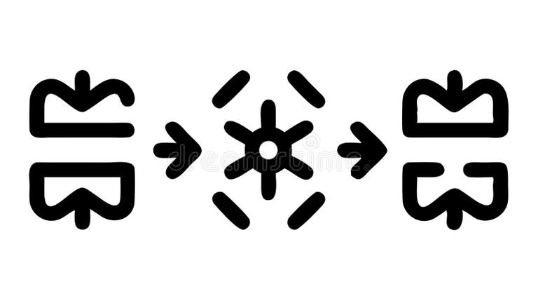 Abstract Directional Data Flow, Complex Information Pathways. Vector ...