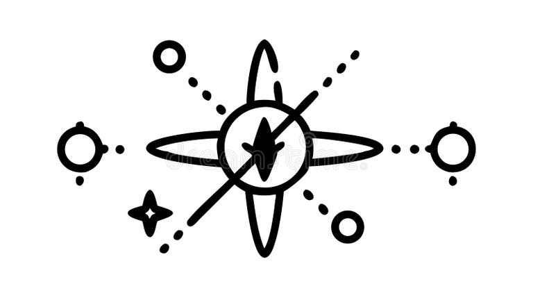 Abstract Directional Flow Icon, Strategy, Vector Design Generative AI ...