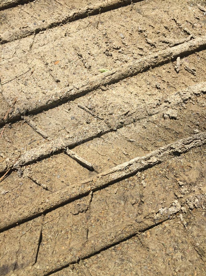 Tire Tracks in the Snow and Ice Stock Photo - Image of pattern, wall ...