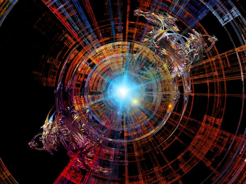 Realms of Radial Rays stock illustration. Illustration of radial ...