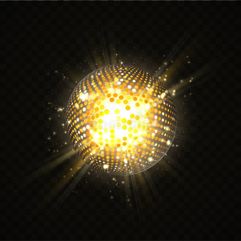 The Supernova Explosion Vector Illustration. Light Effect on Black ...