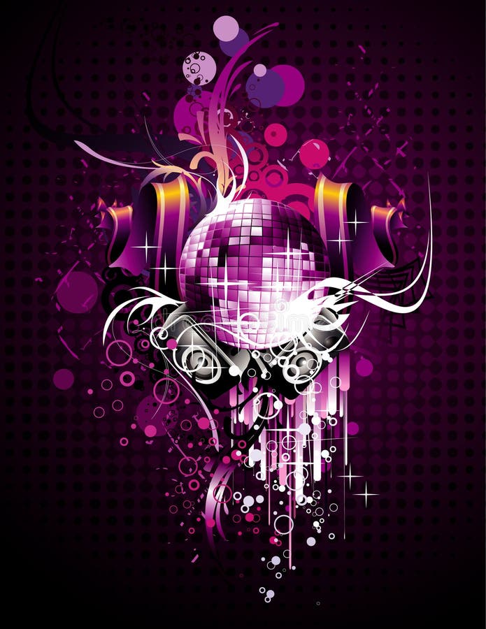 Urban disco night life stock vector. Illustration of graffiti - 3072787