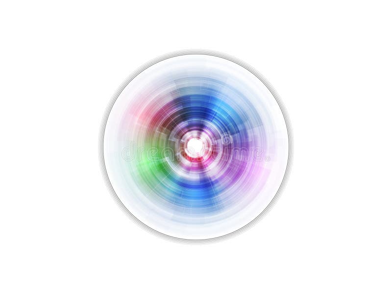Abstract disk stock vector. Illustration of light, tech - 40657130