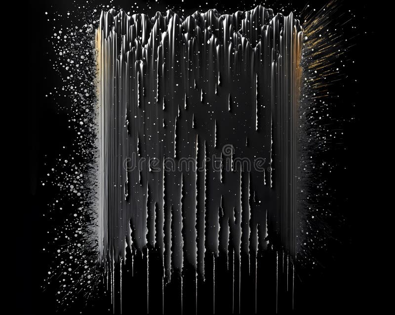 Abstract Dispersion Effect Background for Texture. Silver Splashing ...