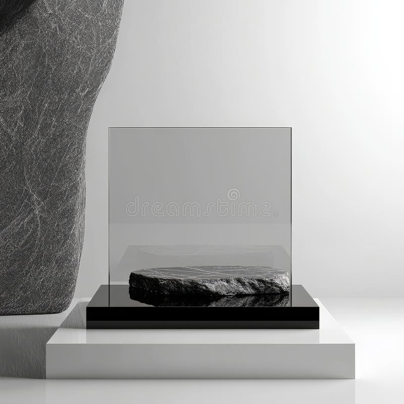 Abstract Display Case. 3D Vector Illustration. Eps 10 Stock ...