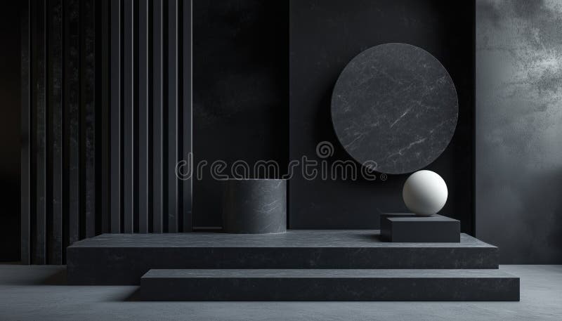 Abstract Display Composition Stock Image - Image of advertising ...