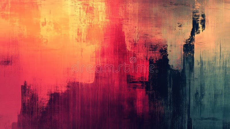 Abstract Distorted Glitch Art Texture with Noise and Faded Colors Stock ...