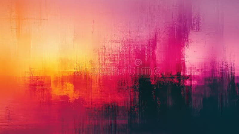 Abstract Distorted Glitch Art Texture with Noise and Faded Colors Stock ...