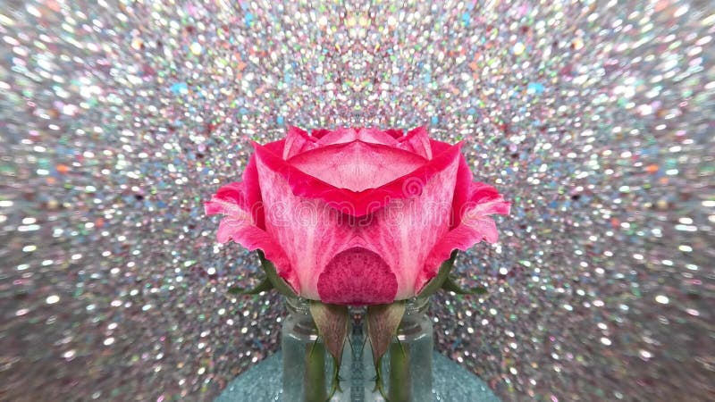 Abstract, Distorted and Magical Movements of a Mirror Image As an ...