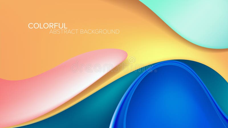 Abstract Distorted Shape Background Stock Illustration - Illustration ...