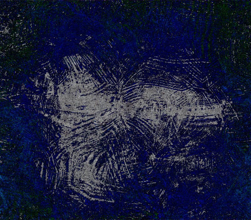 Abstract Distressed Background, with Grunge Blue Texture at Borders ...