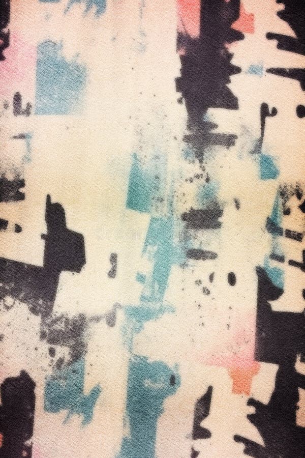 Abstract Distressed Collage Art Backgrounds Print Machine Backgrounds 3 ...