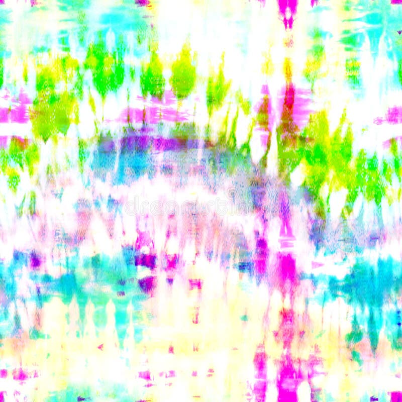 Abstract Distressed Rainbow Tie Dye Print Stock Illustration ...