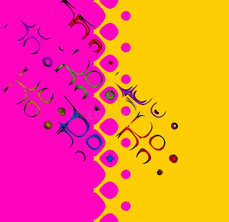 Abstract Divided Multicolored Pattern. Dotted Comic Background Stock ...