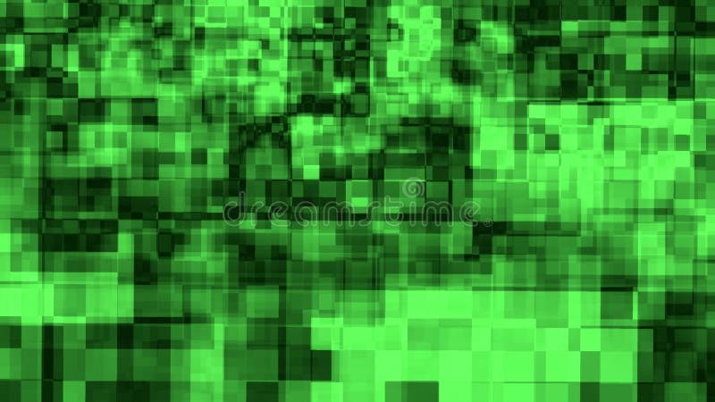 Digital Cube Matrix Futuristic Green Boxed Texture Motion Graphics ...