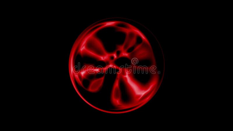 Red Orb Smoke Bubble Pattern Texture Motion Graphics. Abstract DJ Event ...