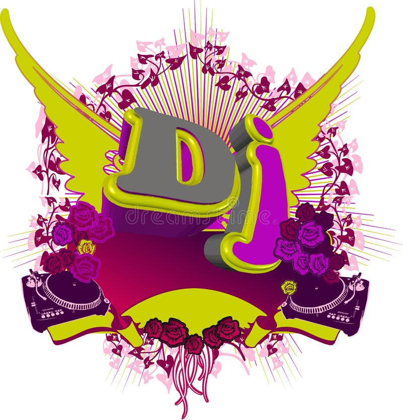 Abstract DJ Splash. Music Background Stock Vector - Illustration of ...