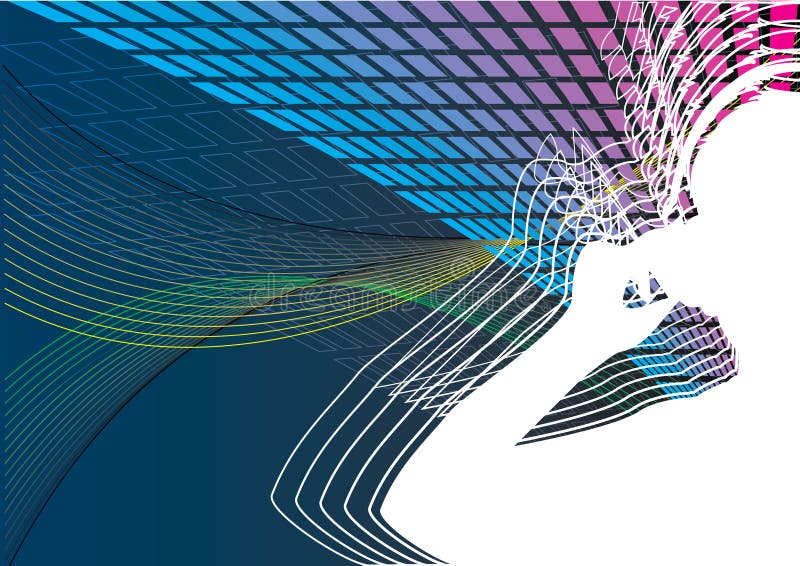 Abstract dj.Vector stock illustration. Illustration of adult - 10762503