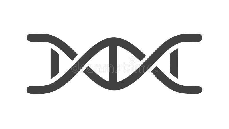 Abstract DNA Double Helix Structure, Vector Design Generative AI Stock ...