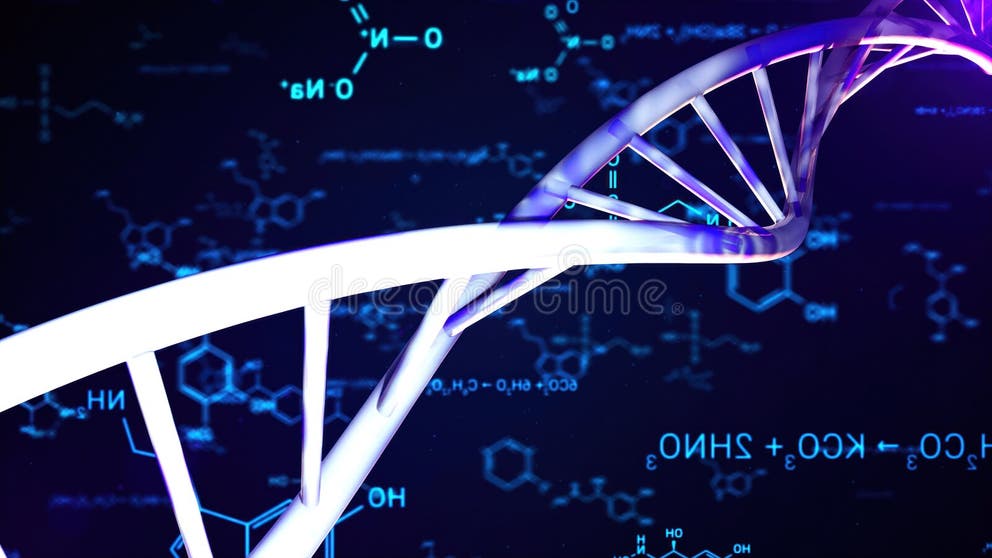 Abstract DNA helix stock illustration. Illustration of molecule - 314113203