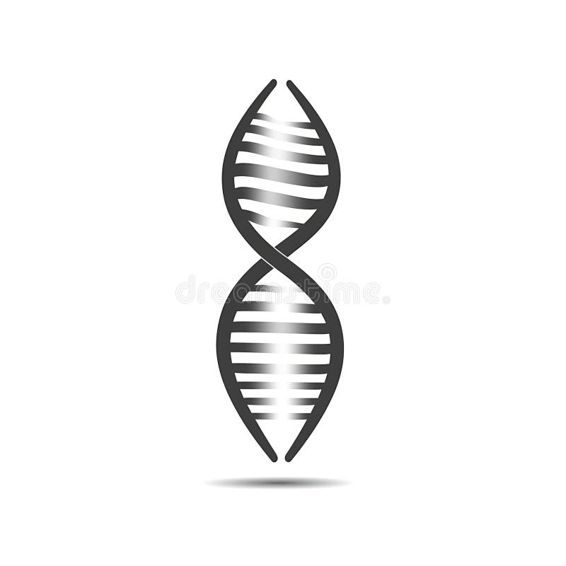 Abstract DNA Helix Symbol Illustration Stock Illustration ...