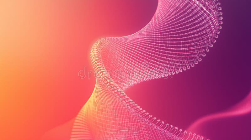 Abstract DNA Molecules or DNA Strain for Science and Technology ...