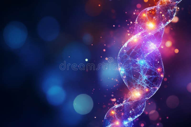 Abstract DNA Structure. Medical Science and Technology Stock ...