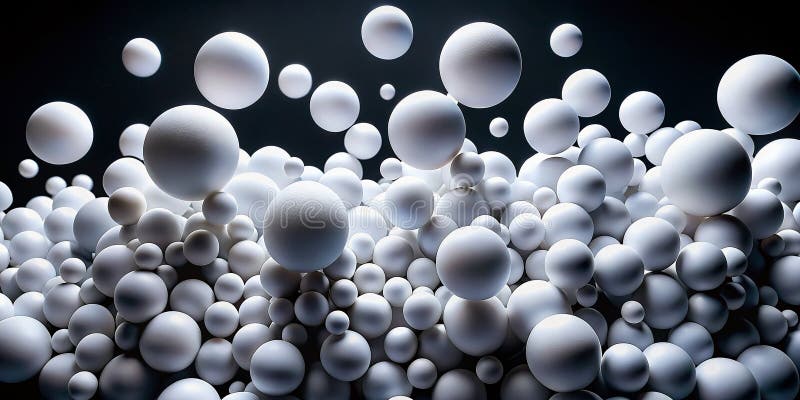 Abstract Documentary Photography Background: Modern Geometric Spheres ...