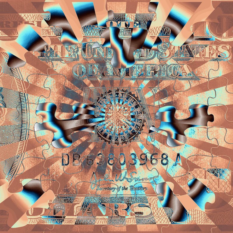 Abstract Dollar Sign Drawing Stock Vector - Illustration of background ...